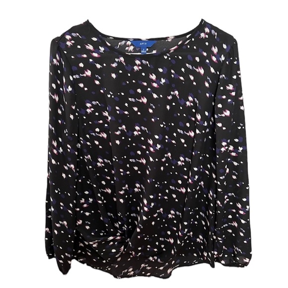 Apt. 9 | Tops | Scrunch Tie Front Blouse | Poshmark